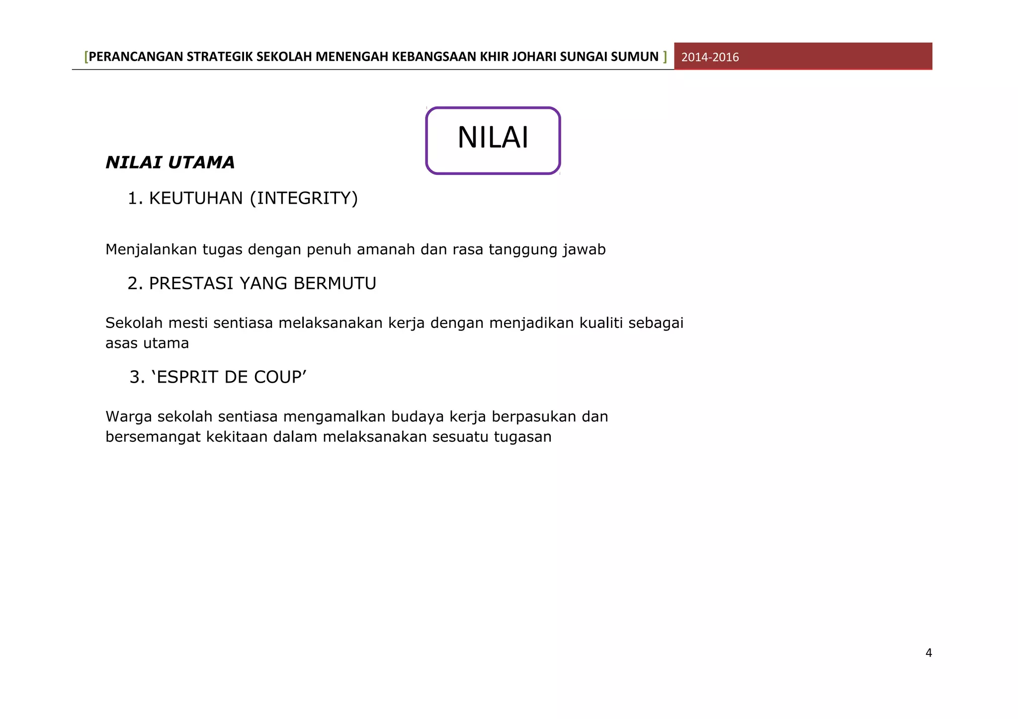 Perancangan strategik unit hem contoh | DOC