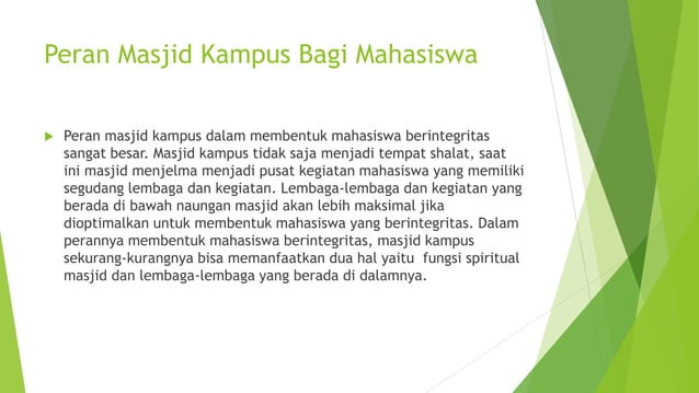 Peran dan Fungsi Masjid Kampus Dalam Pengembangan Budaya.pptx Peran dan Fungsi Masjid Kampus Dalam Pengembangan Budaya.pptx