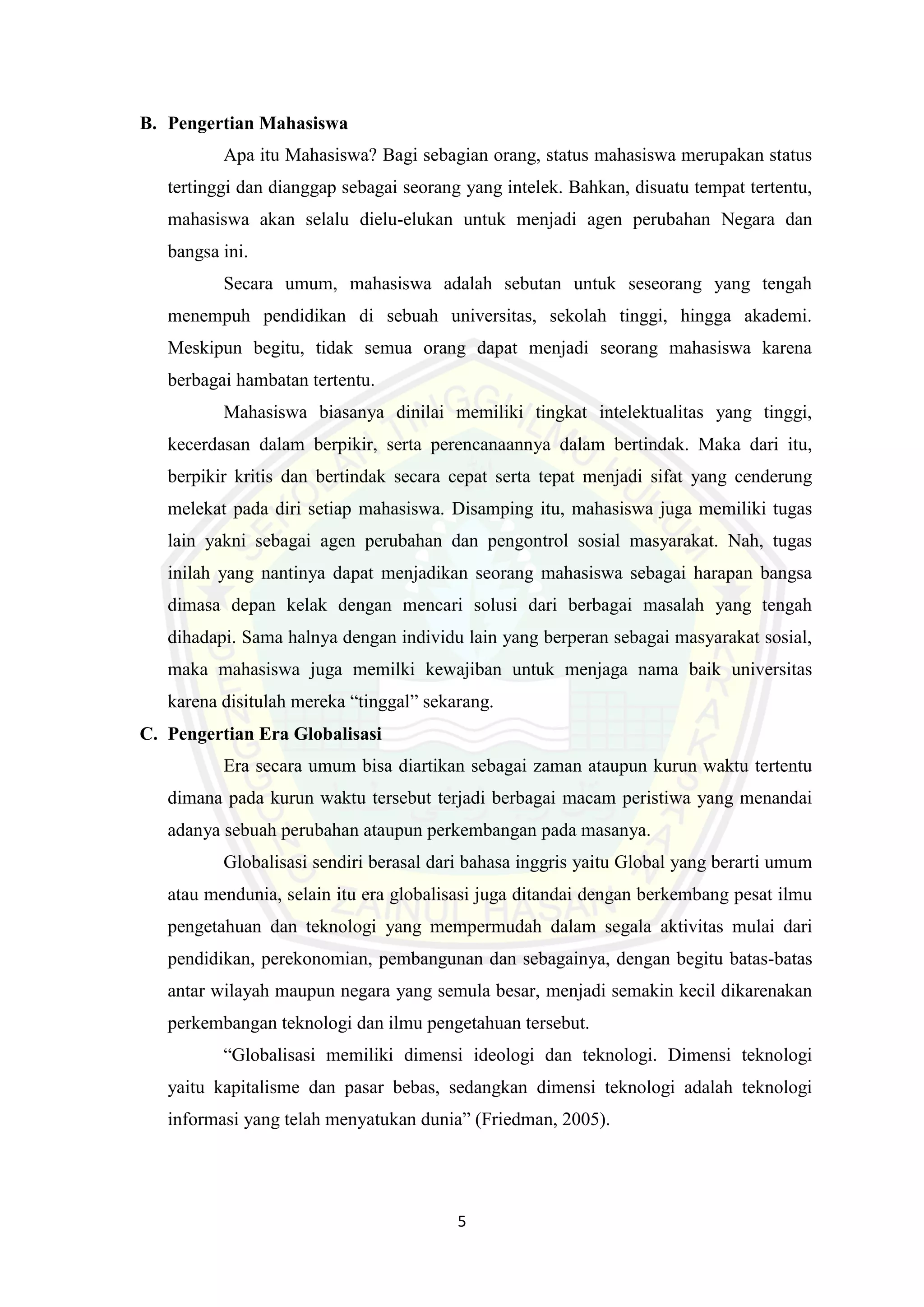 Peran dan Implementasi Wawasan Nusantara Pada Mahasiswa di Era ...