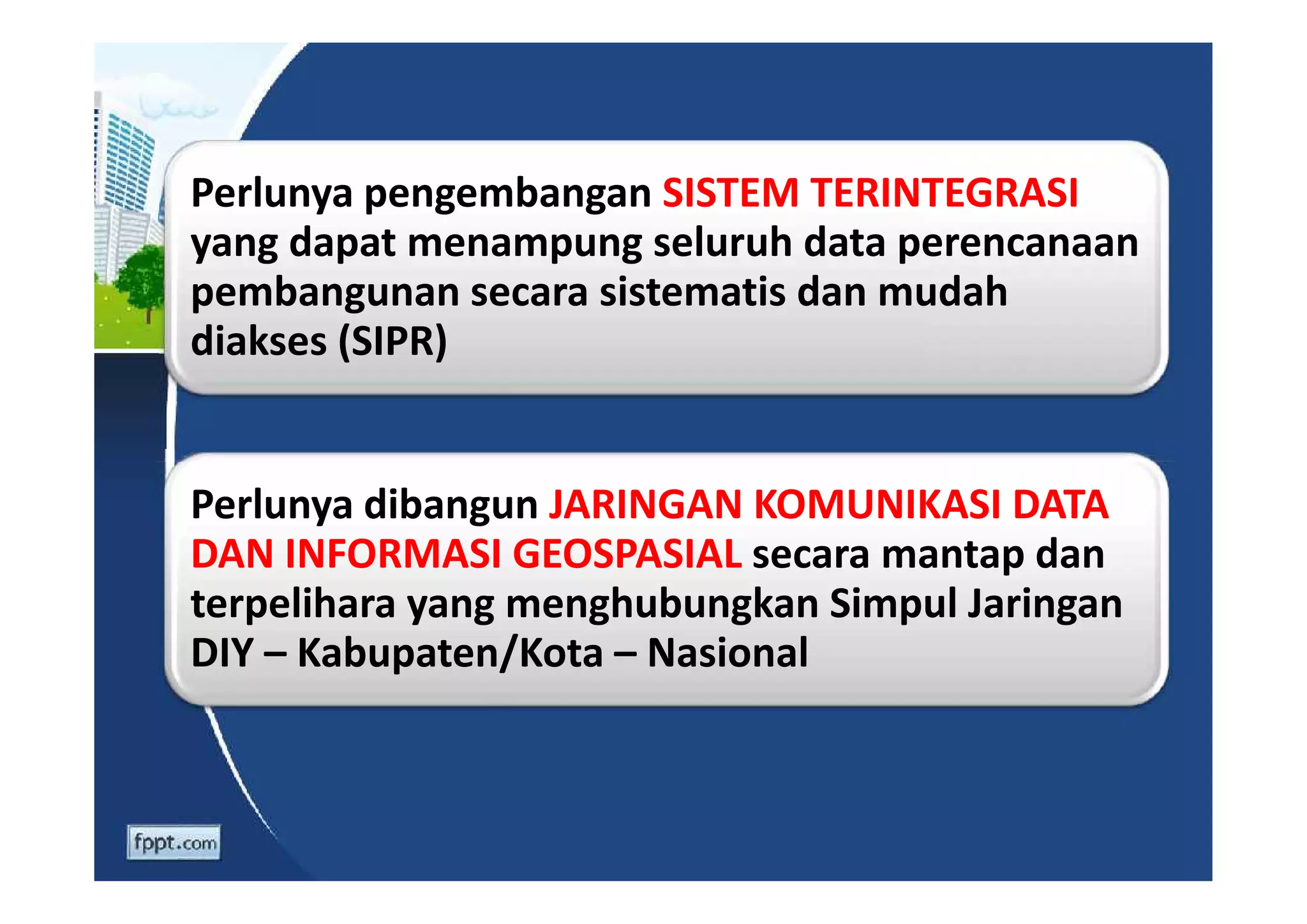 Peran data dan informasi geospasial dalam penataan ruang | PDF