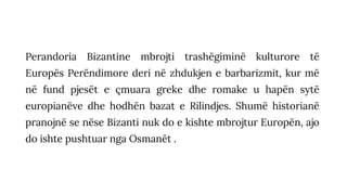 Perandoria Lindore Romake - Bizanti | PDF