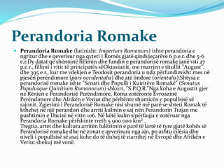 Perandoria romake | PPT