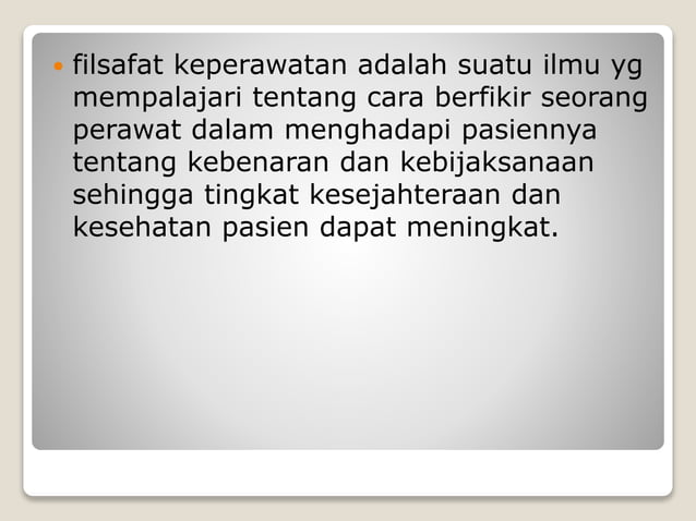 Peran Filsafat Ilmu dalam Keperawatan.pptx | Free Download