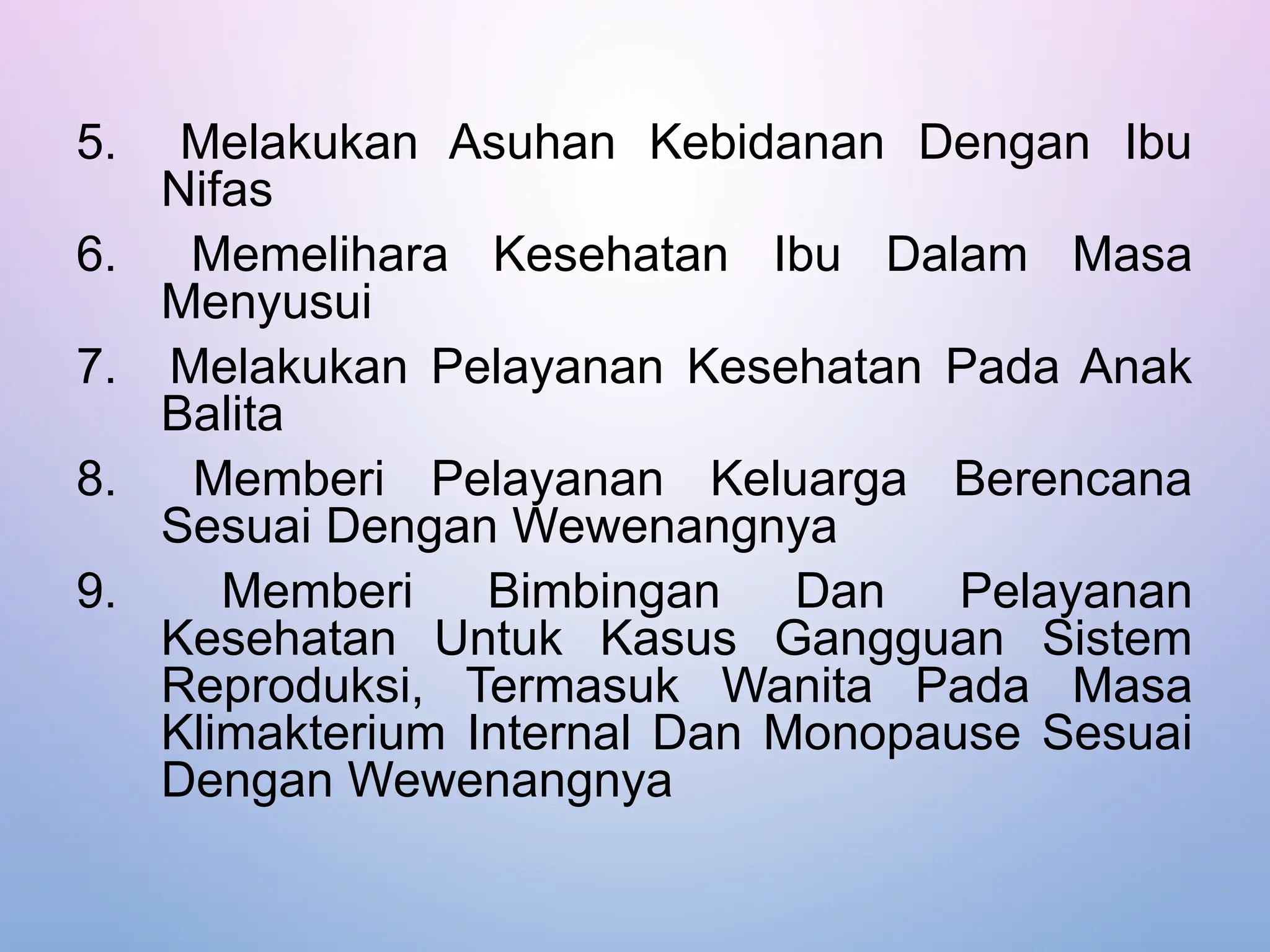 KONSEP KEBIDANAN TEMA: Peran Fungsi Bidan.ppt