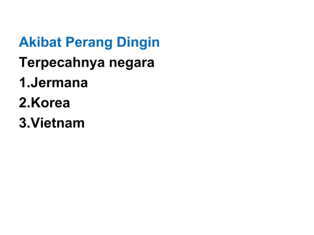 Peranga dingin 2 | PPT