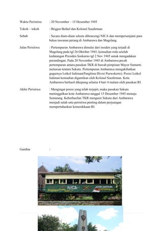 Perang ambarawa | DOCX