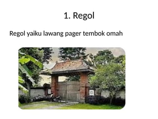 Perangan lan kagunan omah adat Jawa.pptx