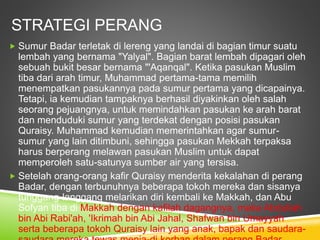 Perang badar vs perang uhud | PPTX