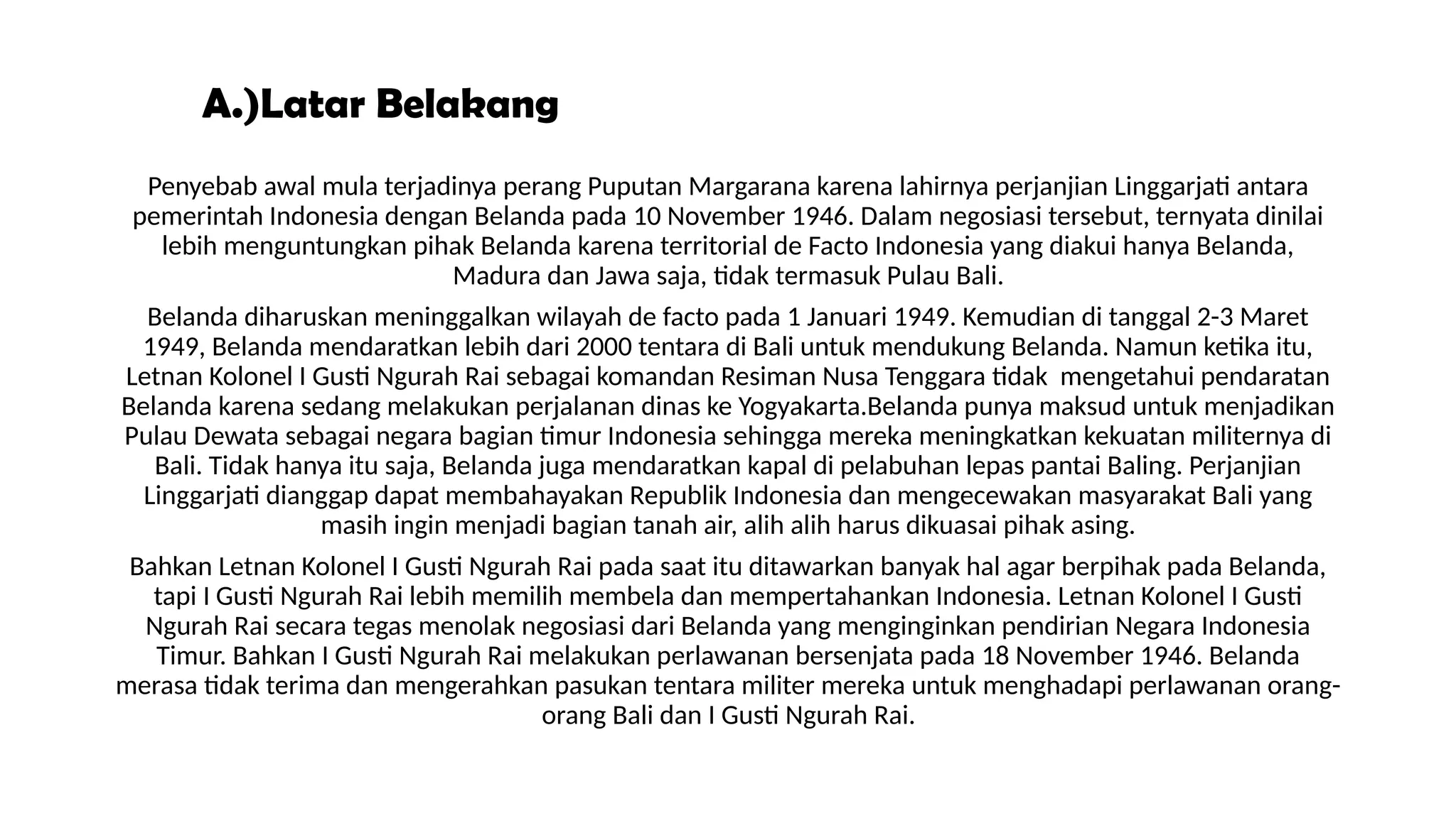 perang rakyt bli melawan belanda yang bernama perang puputan | PPTX