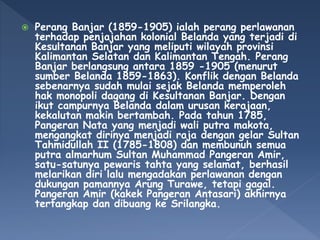 sejarah Perang bali, perang batak, perang banjar | PPTX