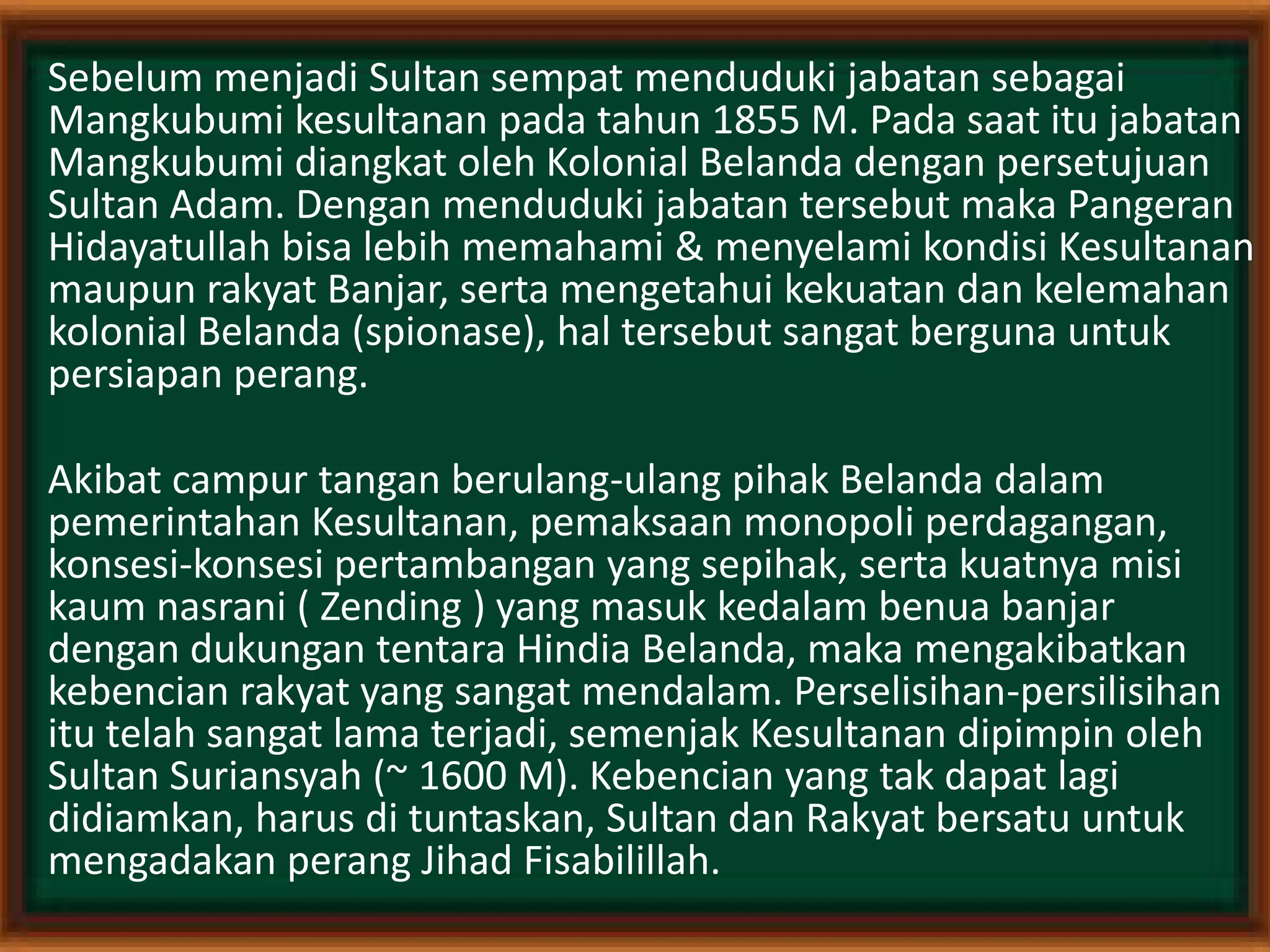 Perang banjar | PPTX