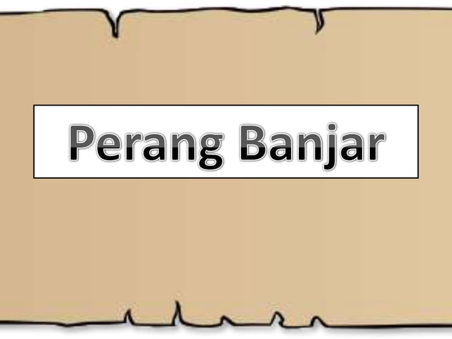 Perang banjar | PPTX