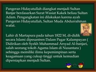 Perang banjar new | PPTX