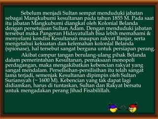 Perang banjar new | PPTX