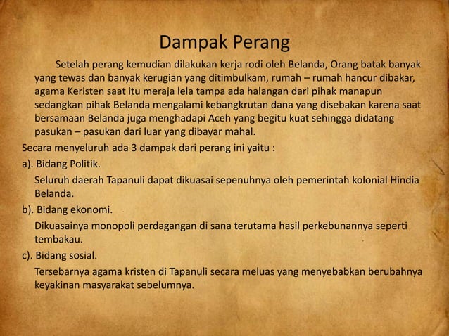 Perang Batak | PPTX