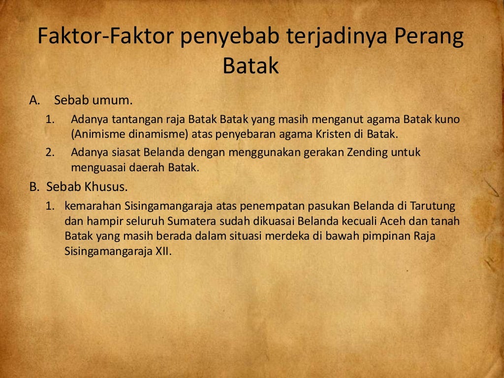 Perang Batak 