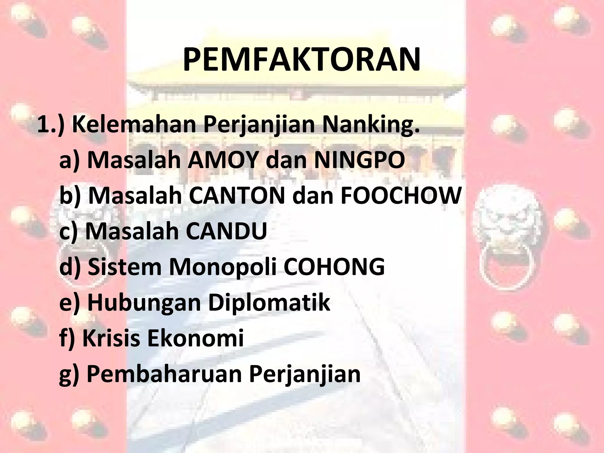 Perang candu 2 | PPT