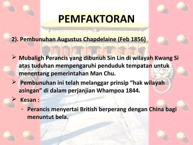 Perang candu 2 | PPT