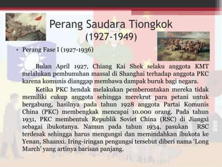 Perang china | PPTX