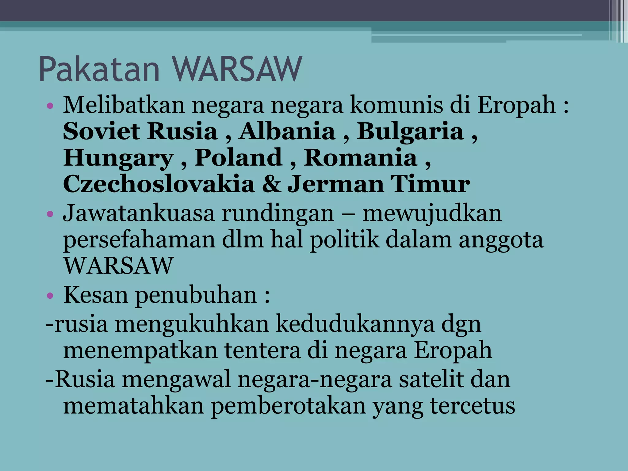 Perang dingin (1945 1955) | PPTX