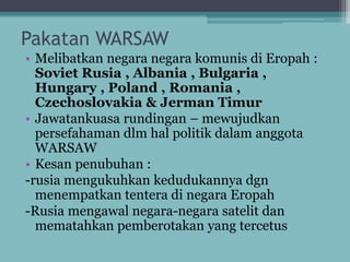 Perang dingin (1945 1955) | PPTX