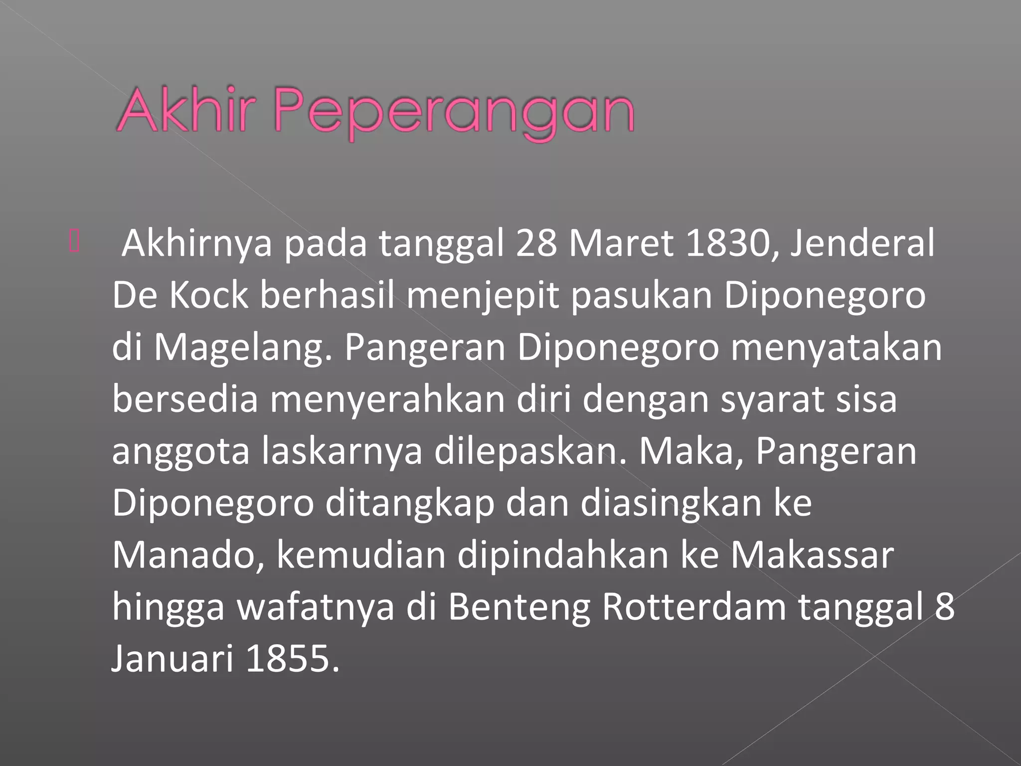 Perang diponegoro | PPT