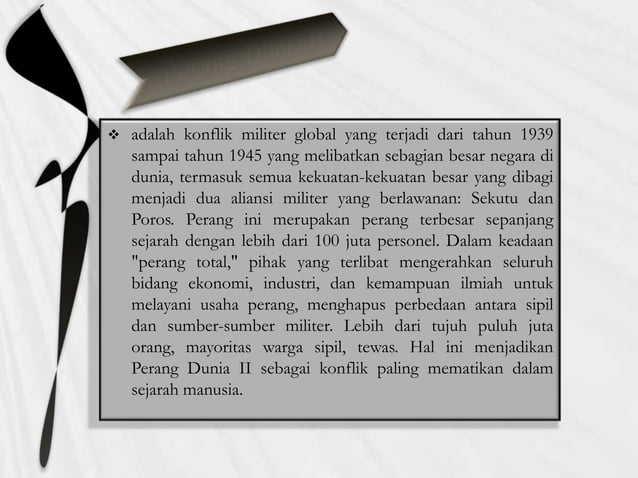 Perang Dunia II | PPTX