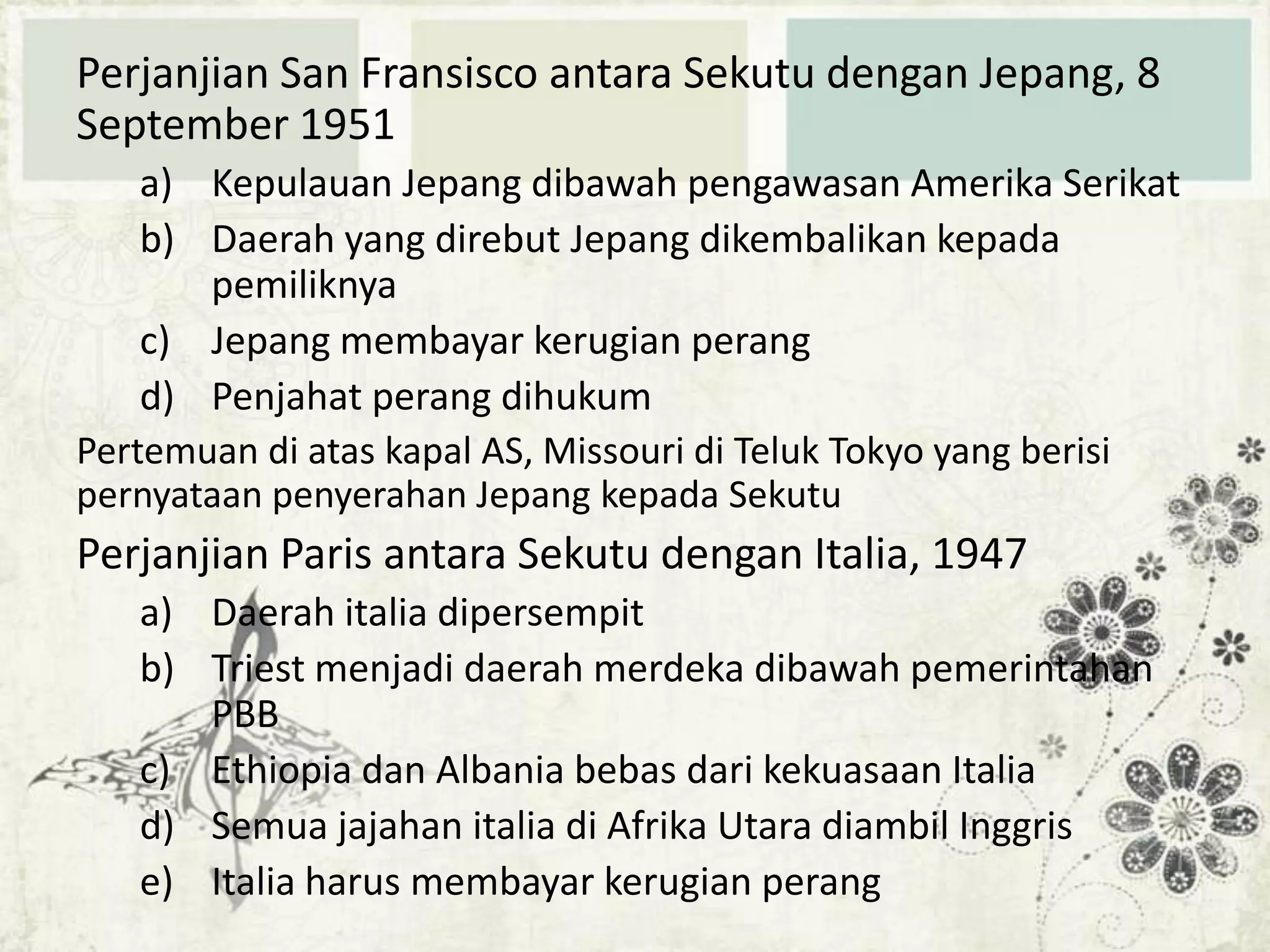 Perang Dunia 2 (1939 – 1945) | PPTX
