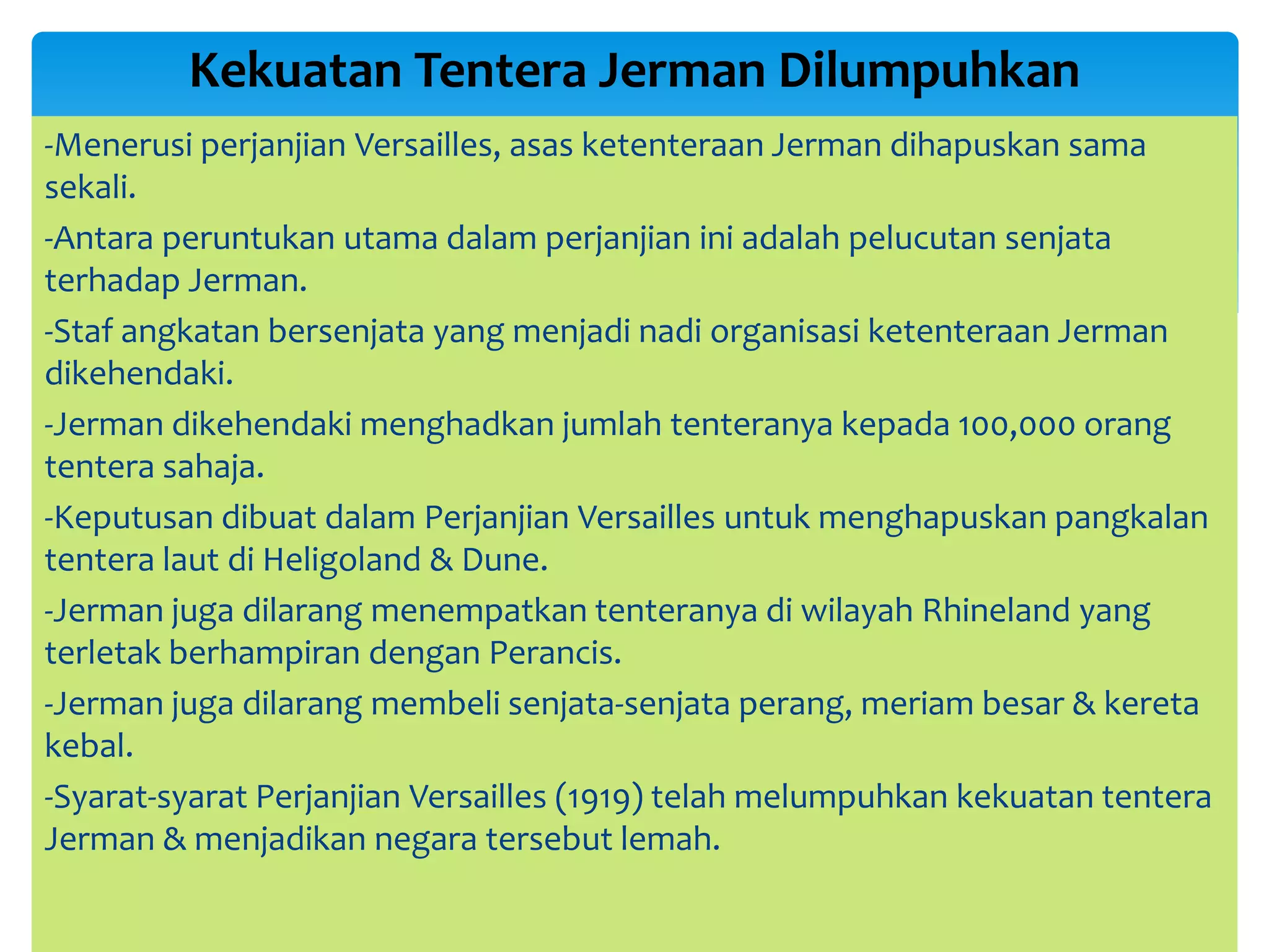 kesan Perang dunia pertama | PPTX