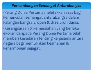 kesan Perang dunia pertama | PPTX