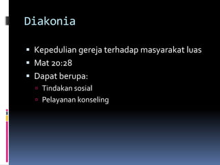 Peran Gereja dalam Masyarakat Indonesia yang Beragam | PPTX