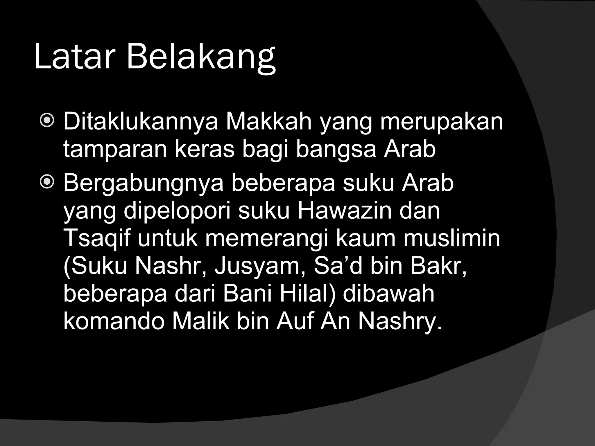 Perang hunain | PPT