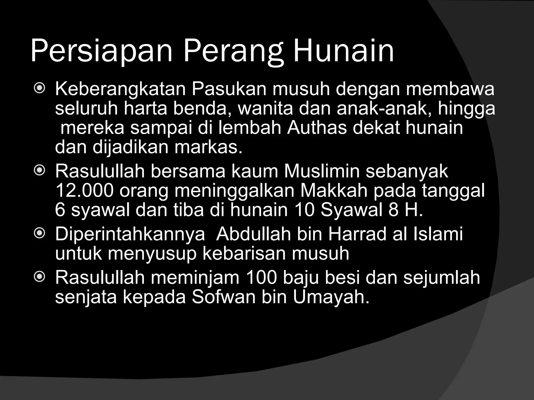 Perang hunain | PPT