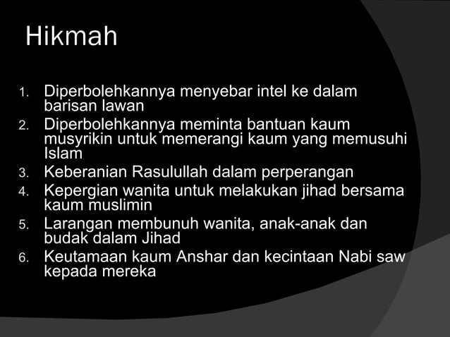 Perang hunain | PPT