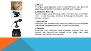 sistem komputer prangkat keras (harware) | PPTX
