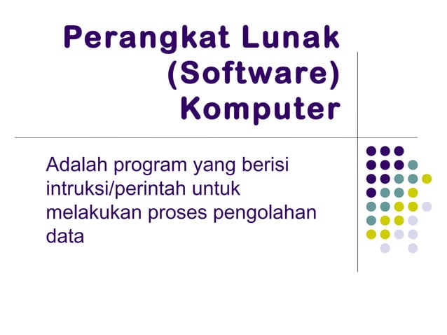 Perangkat lunak-software-komputer | PPT