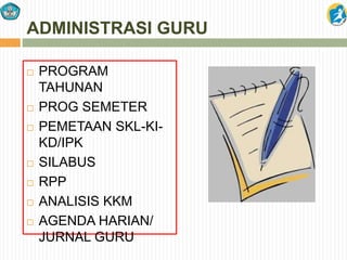 Perangkat adm guru | PPTX