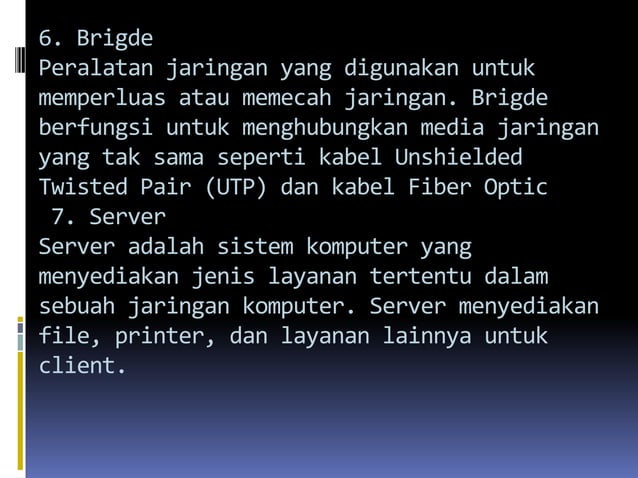 Perangkat jaringan komputer | PPTX