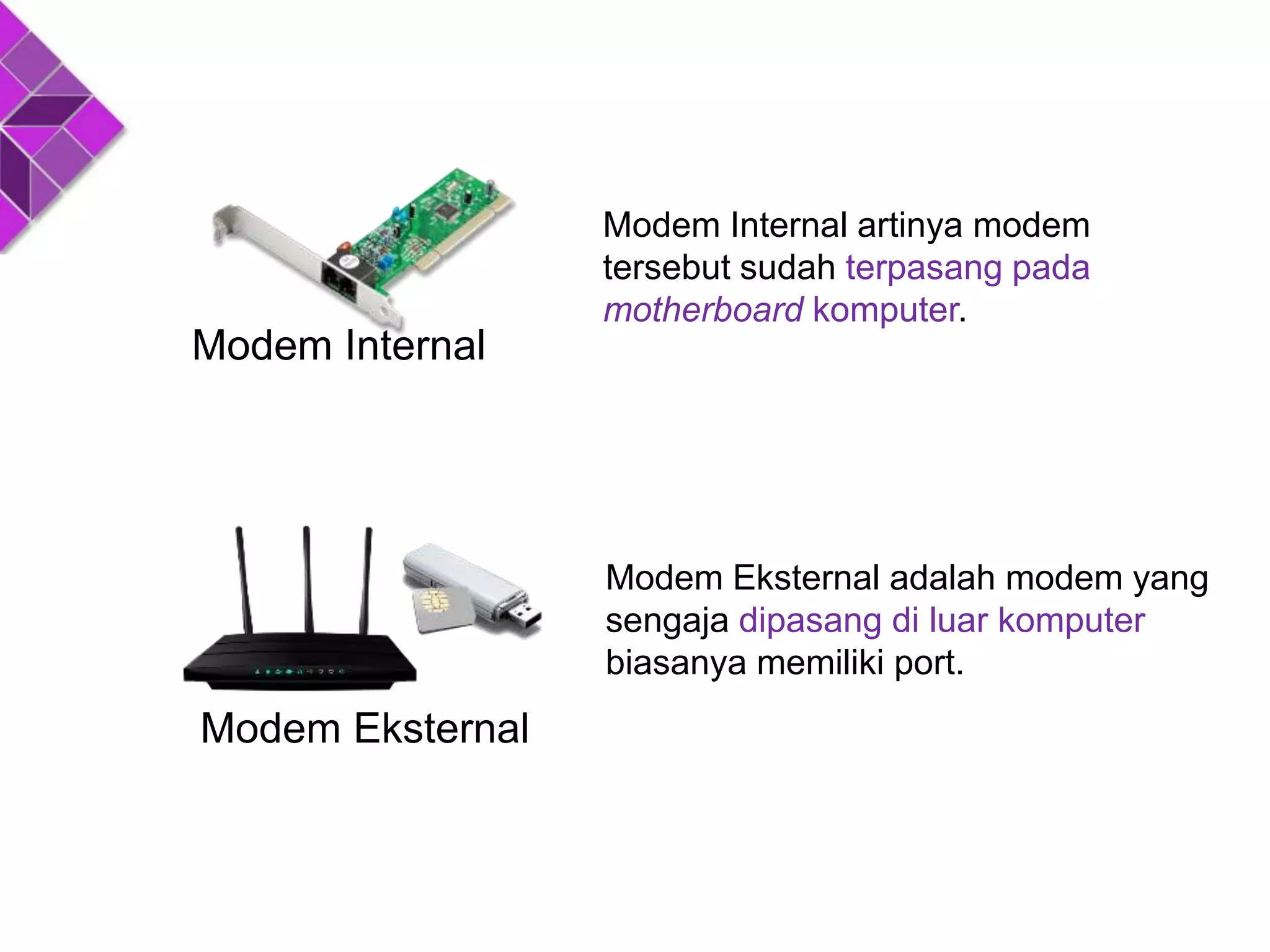Perangkat keras akses internet | PPTX