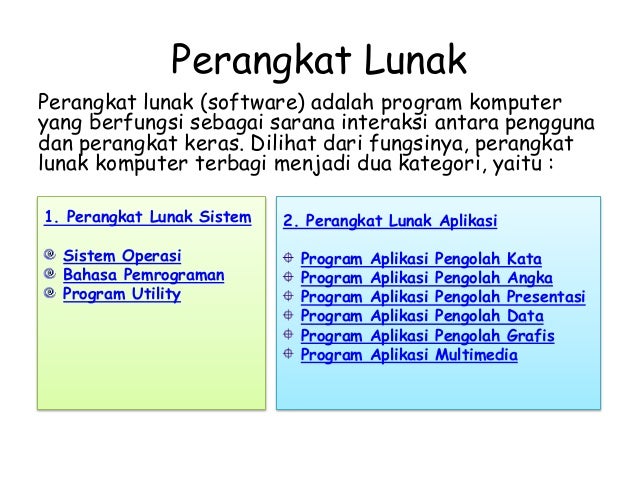 My Blog: perangkat keras dan perangkat lunak