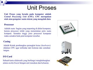 Perangkat Keras dan Perangkat Lunak Komputer | PPT