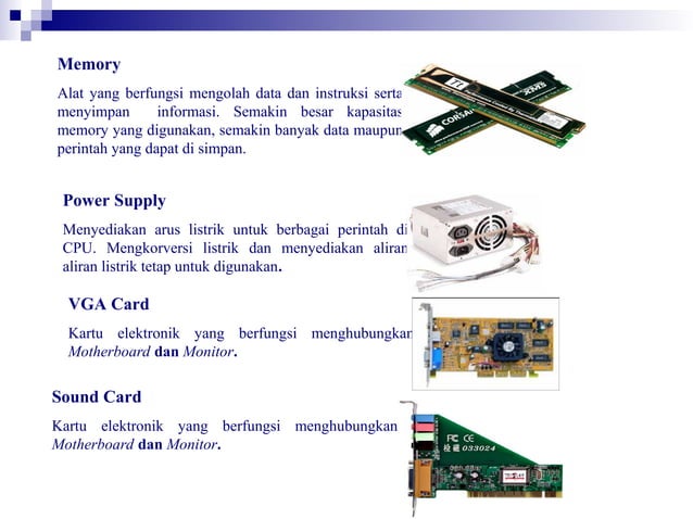 Perangkat Keras dan Perangkat Lunak Komputer | PPT