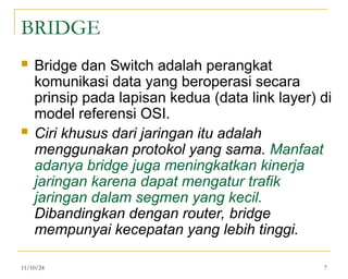Perangkat Keras Jaringan Komputer dan internetppt | PPT