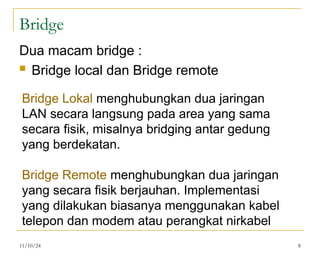 Perangkat Keras Jaringan Komputer dan internetppt | PPT
