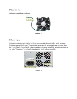 Perangkat keras komputer | PDF