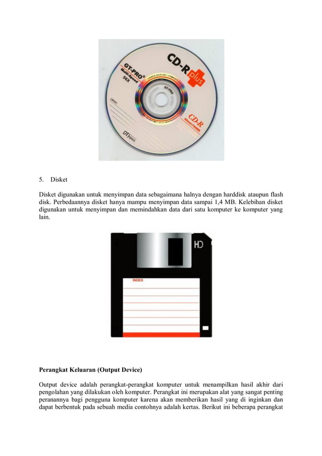 Perangkat Keras Komputer dan Fungsinya | PDF
