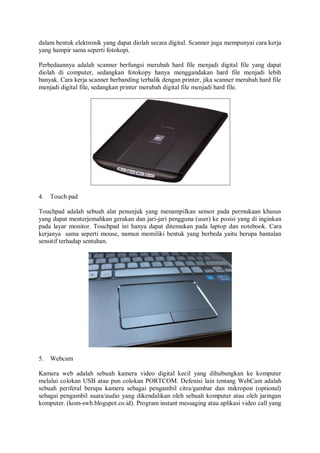 Perangkat Keras Komputer dan Fungsinya | PDF