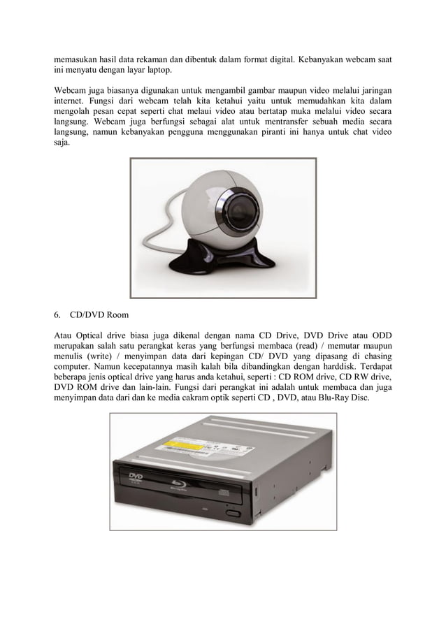 Perangkat Keras Komputer dan Fungsinya | PDF