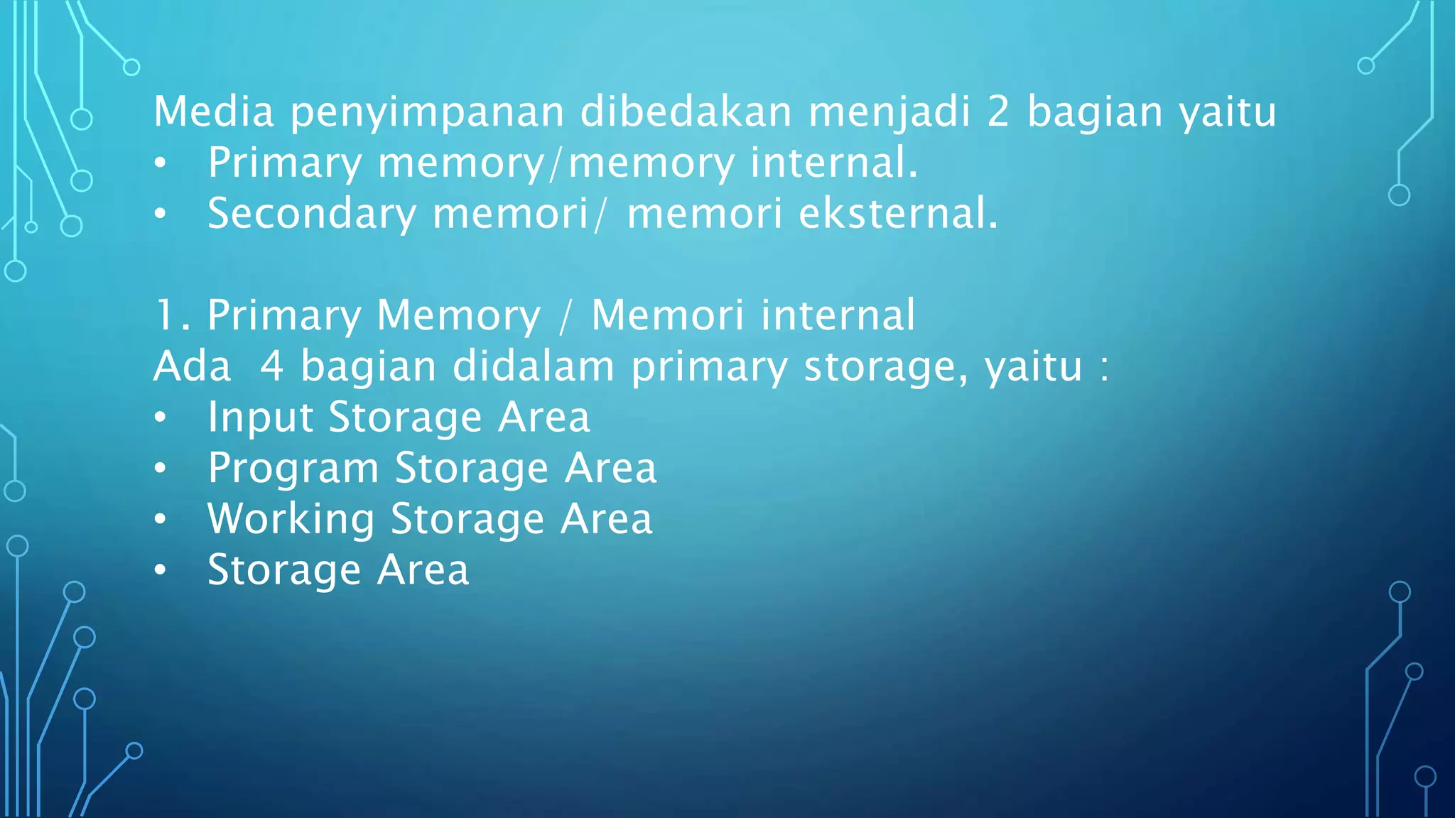 Perangkat keras media penyimpanan | PPTX