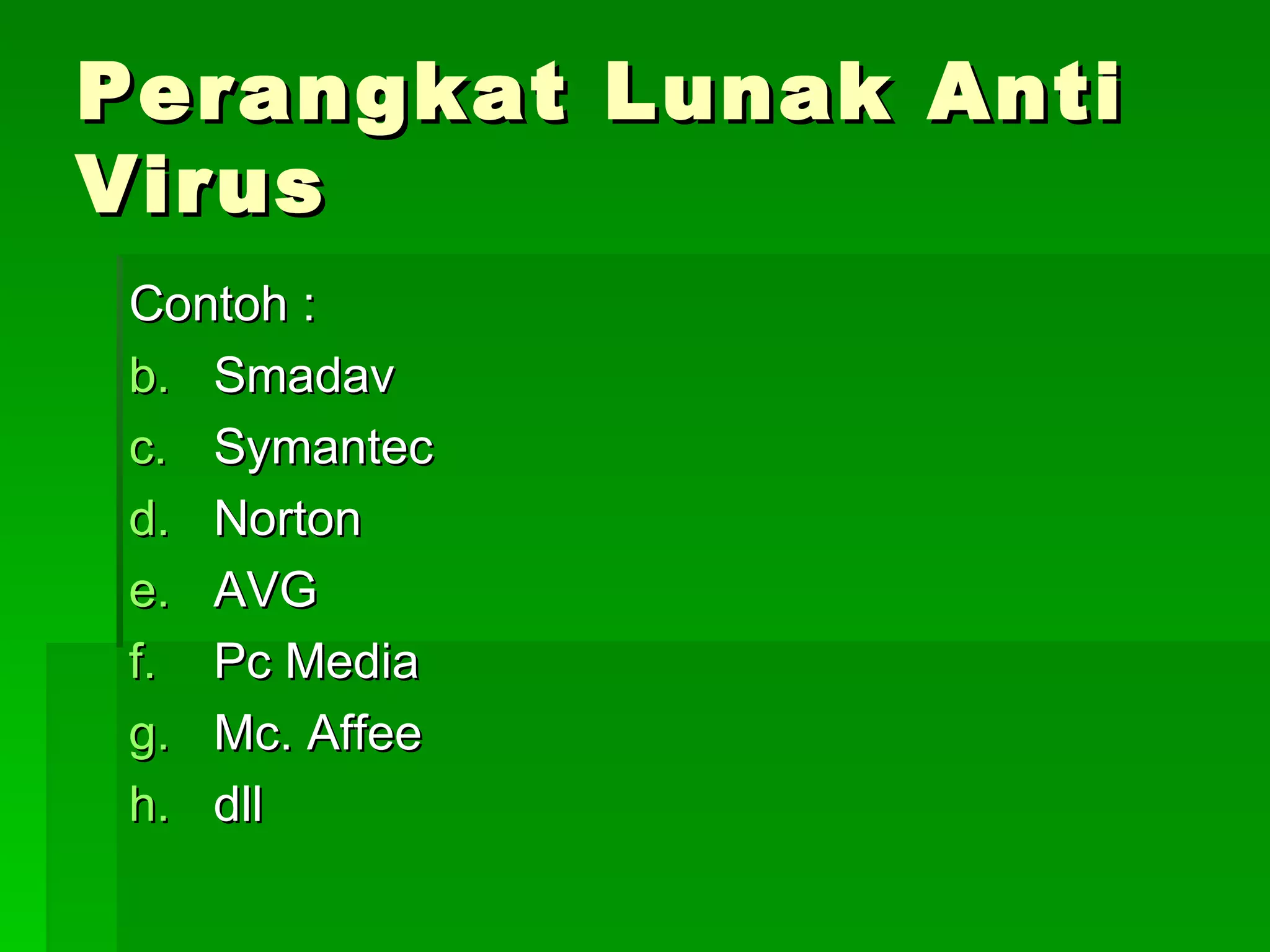Perangkat Lunak | PPT